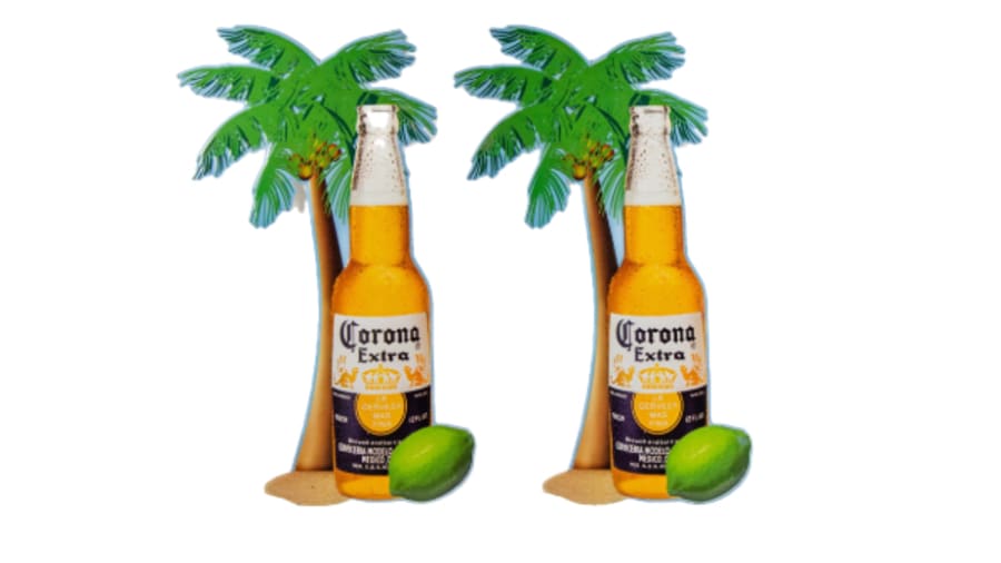2004 Corona Extra Single-Sided Embossed Tin Signs at Orlando Summer ...