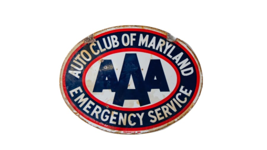 AAA Double-Sided Porcelain Sign at Orlando Summer Special 2021 as Z322 ...