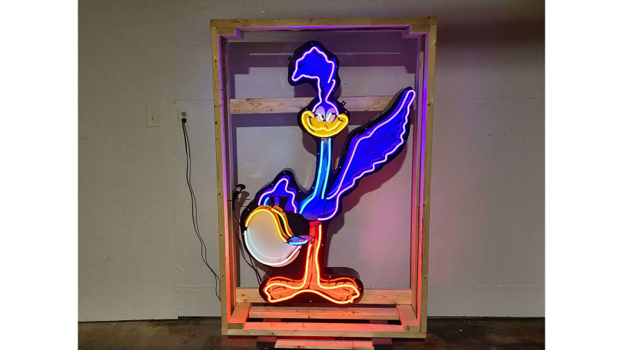 Custom Road Runner Single-Sided Tin Neon Sign at Orlando Summer Special ...