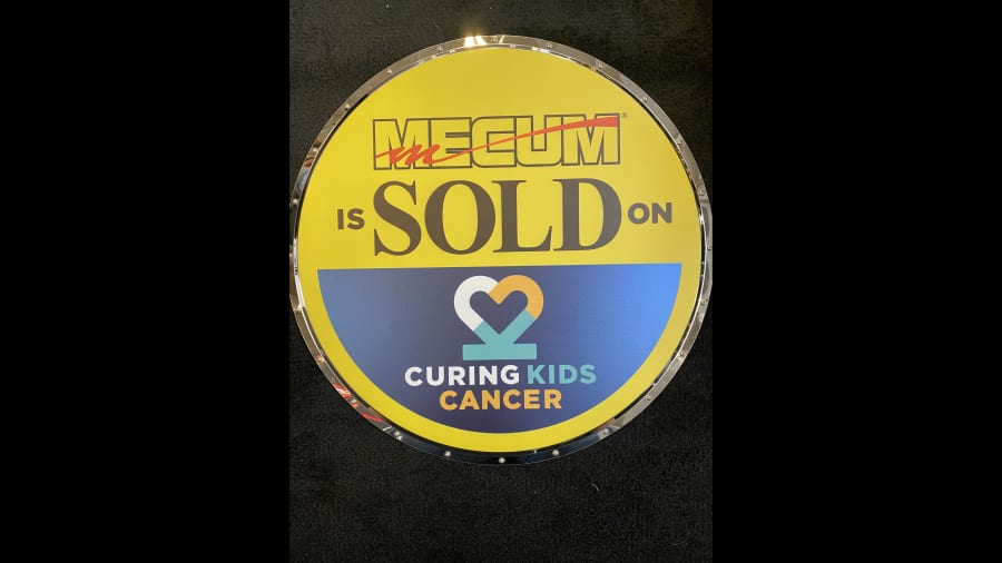 Curing Kids Cancer Chrome Domz Sign for Sale at Auction - Mecum Auctions