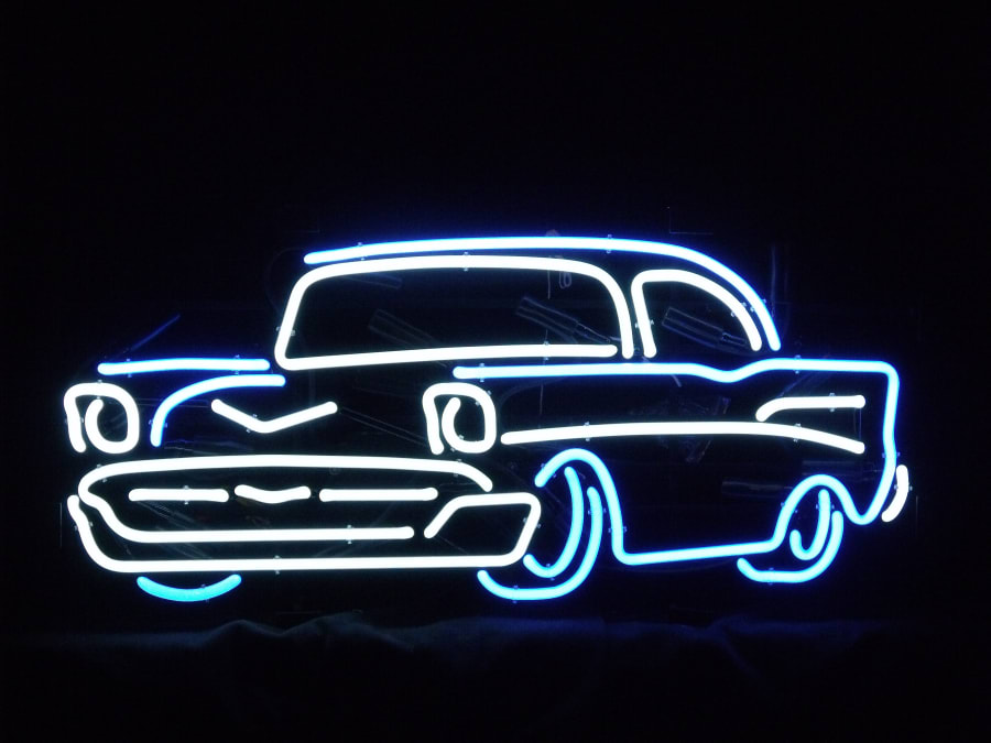 57 Chevrolet Neon Sign at Kissimmee 2012 as Z339 - Mecum Auctions