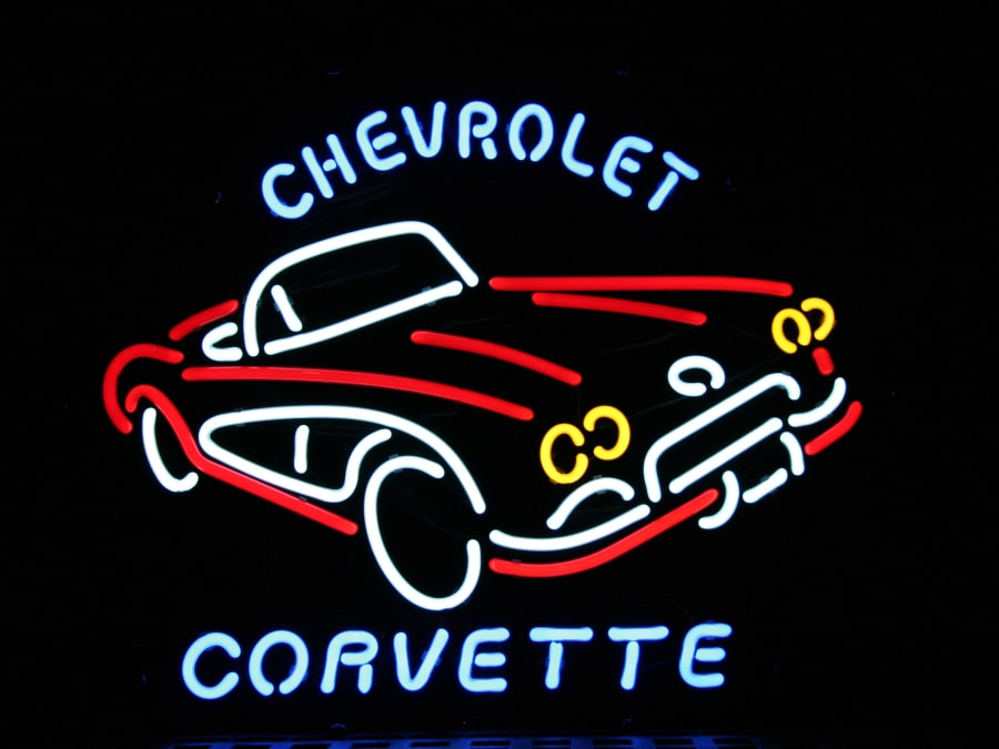 Corvette C1 Neon Sign at Kissimmee 2012 as Z340 - Mecum Auctions