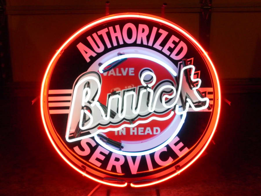 Buick Service Neon Sign at Kissimmee 2012 as Z540 - Mecum Auctions