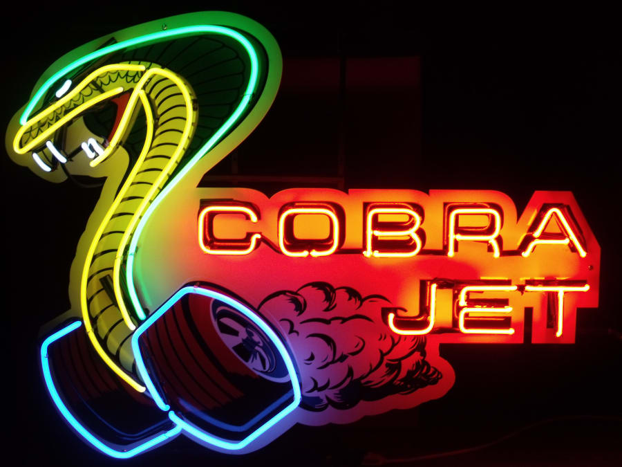 Ford Cobra Jet Neon Sign at Kissimmee 2012 as Z543 - Mecum Auctions