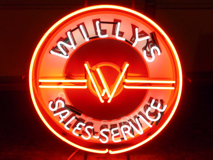 Willys Neon Sign at Kissimmee 2012 as Z655 - Mecum Auctions