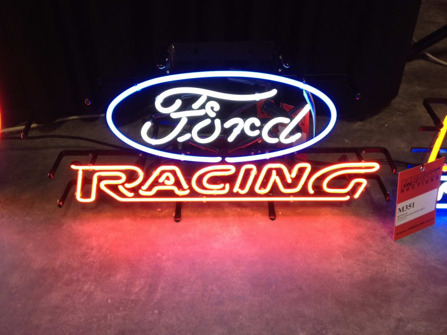 Ford Racing Neon Sign for Sale at Auction - Mecum Auctions