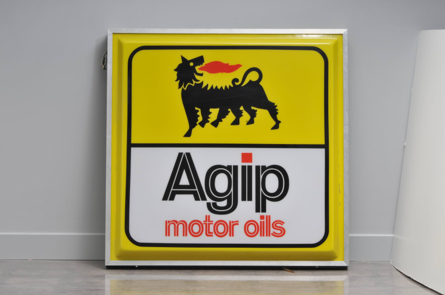Agip Motor Oil SST 48x48 Sign for Sale at Auction - Mecum Auctions