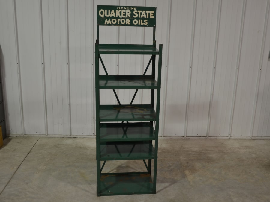 Quaker State Oil Stand 65x21 for sale at Kissimmee 2014 as M67 - Mecum ...