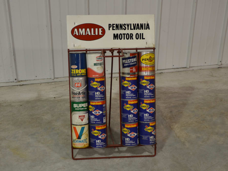 Amalie Oil Rack With Cans at Kissimmee 2014 as M71 - Mecum Auctions