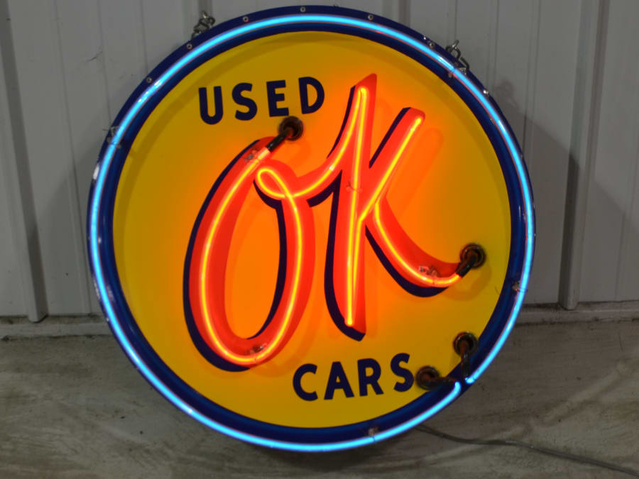 OK Used Cars Neon Sign SST 25in at Kissimmee 2014 as M77 - Mecum Auctions