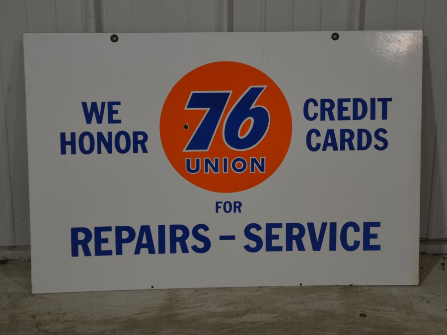 Union 76 Repairs Service Sign DSP for Sale at Auction - Mecum Auctions