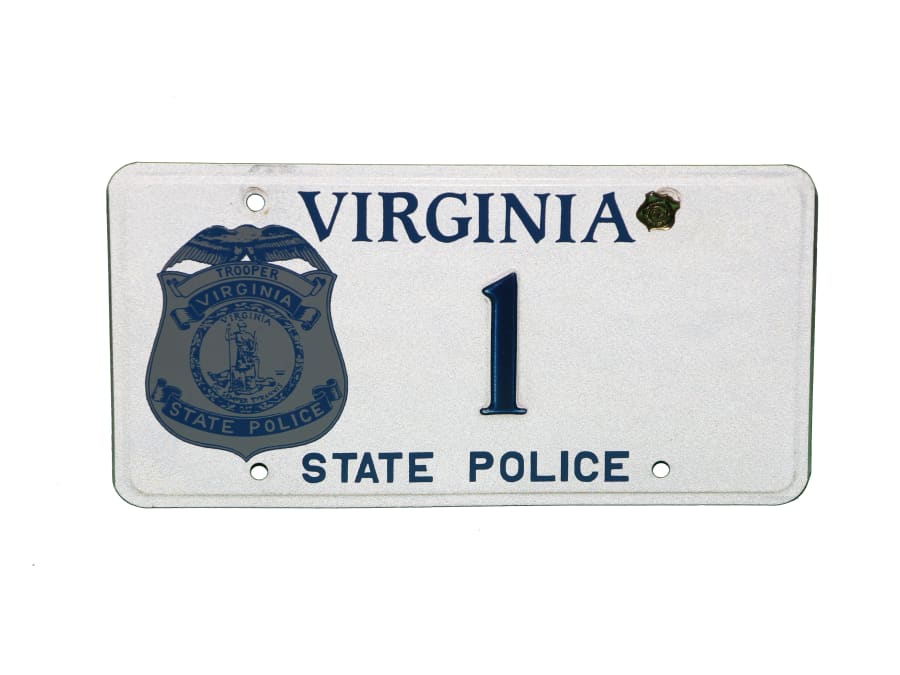 Virginia Aluminum License Plate for Sale at Auction - Mecum Auctions