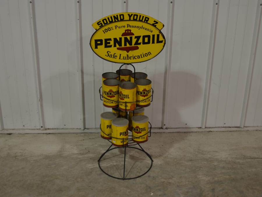 Pennzoil Oil Can Rack 39in for Sale at Auction - Mecum Auctions