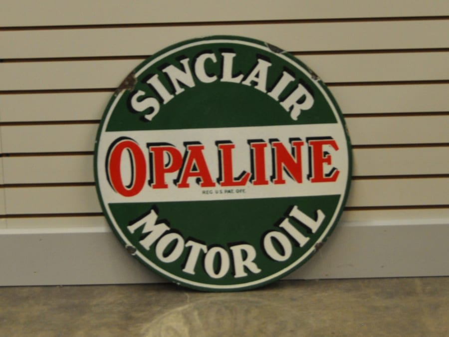 Sinclair Opaline Sign DSP 24in for Sale at Auction - Mecum Auctions