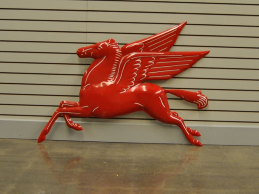 Pegasus Fiberglass Sign 48x35 for Sale at Auction - Mecum Auctions