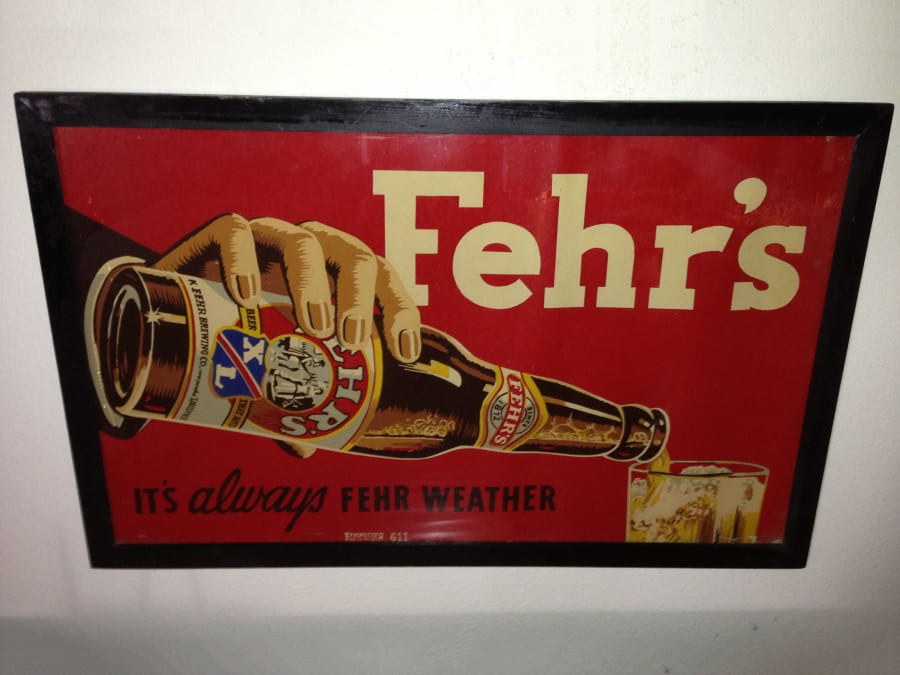 Fehrs Beer Framed Picture 37x24 at Kissimmee 2014 as M465 - Mecum Auctions
