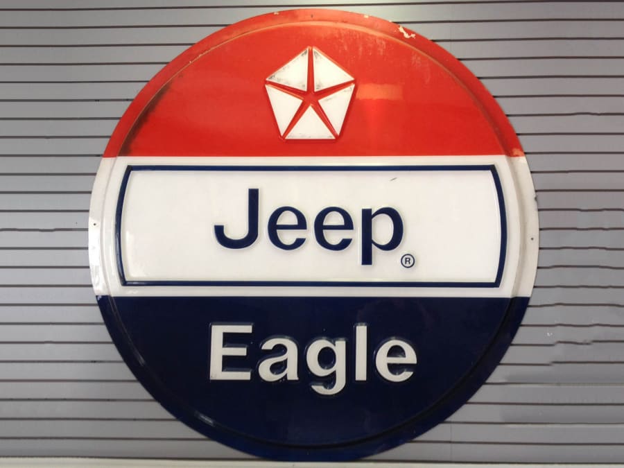 Jeep Eagle Dealership Sign 48in at Kissimmee 2014 as M512 - Mecum Auctions