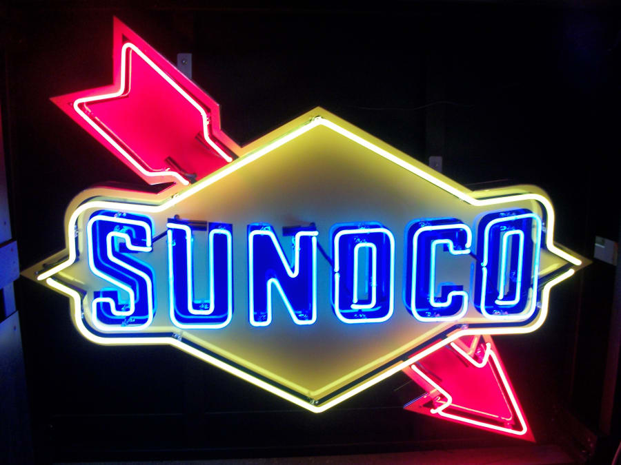 SUNOCO Neon Sign SSTN 60x36 for Sale at Auction - Mecum Auctions
