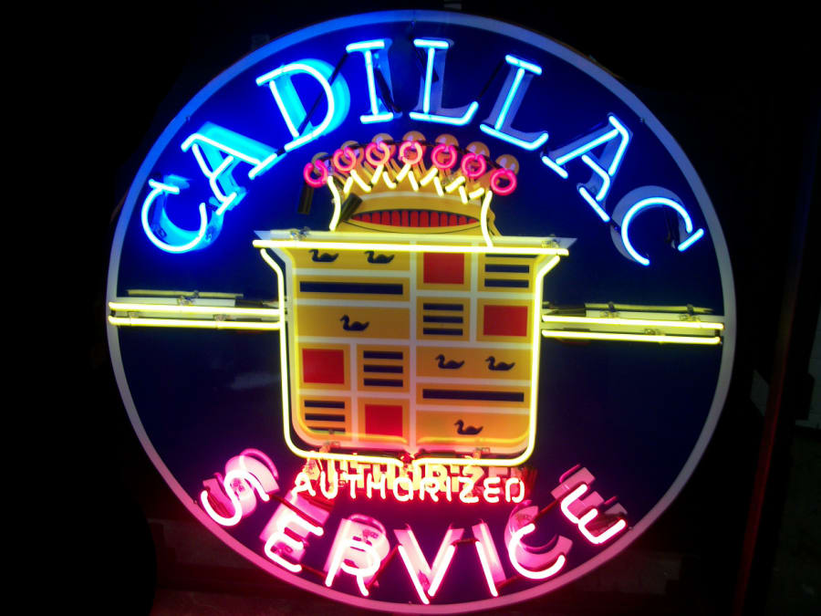 Cadillac Neon Sign SSTN 48in at Kissimmee 2014 as Z829 - Mecum Auctions