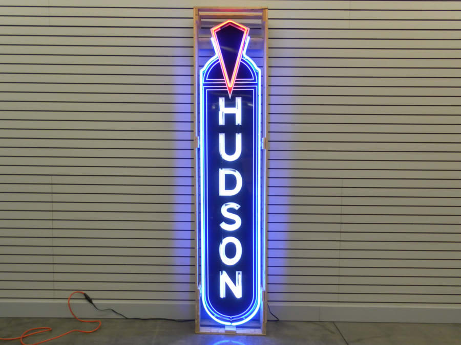 Hudson Neon Sign 94x19 at Kissimmee 2014 as Z850 - Mecum Auctions