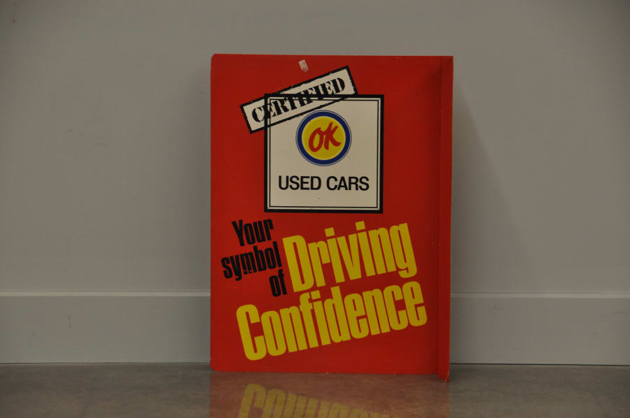 NOS OK Certified Used Cars Flange Sign 18x24 for sale at Kissimmee 2015 ...