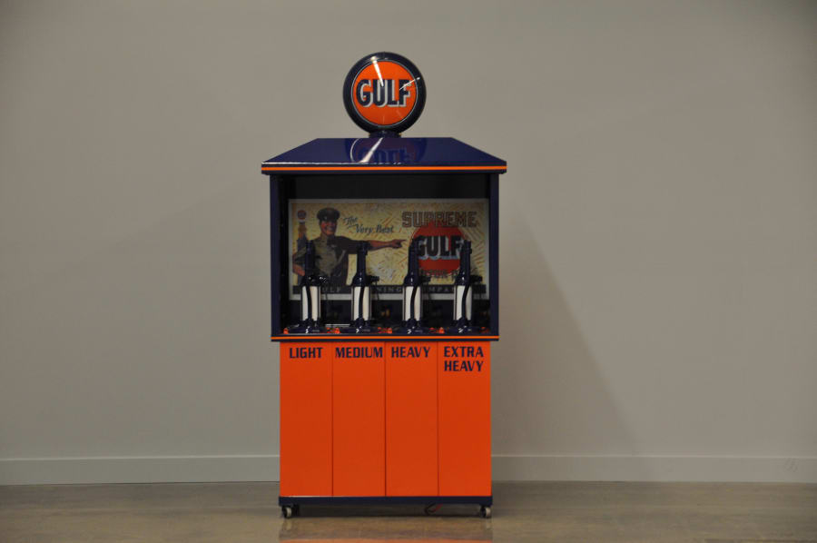 Gulf Lubester Station Display 46x90x27 for Sale at Auction - Mecum Auctions