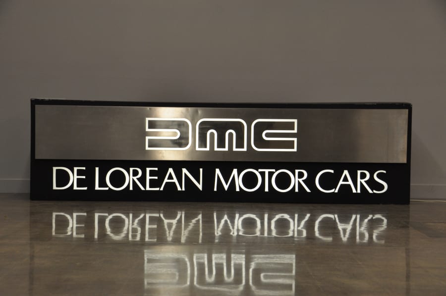 Delorean Lighted Sign for Sale at Auction - Mecum Auctions