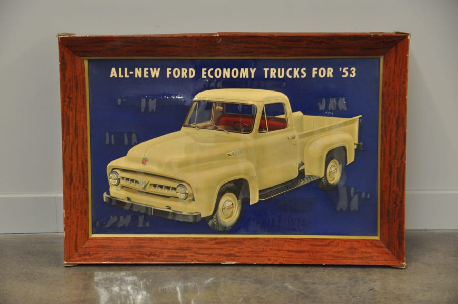 Ford Lighted Sign Dated 1953 42x29x8.5 at Kissimmee 2015 as M99 - Mecum ...