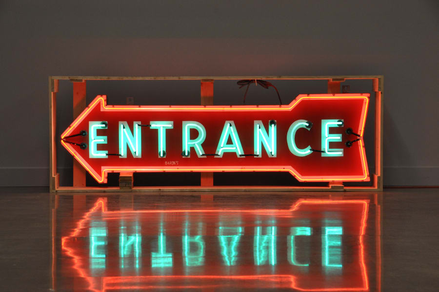 Red Entrance Arrow Neon Sign SSPN 84x24x8.5 for sale at Kissimmee 2015 ...