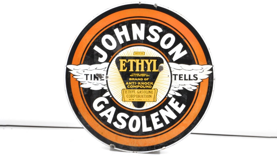 Johnson Gasoline Sign DSP 30in for Sale at Auction - Mecum Auctions