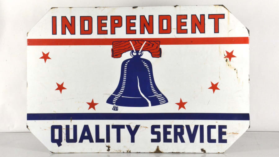 Independent Quality Service Sign SSP 70x46 for Sale at Auction - Mecum ...