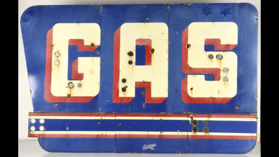 Gas Sign SSP 96x60 at Kissimmee 2015 as M183 - Mecum Auctions