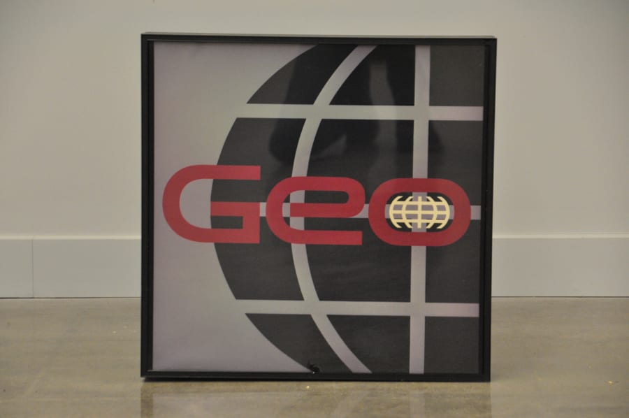 Geo Lighted Sign 25x25x4.5 at Kissimmee 2015 as M190 - Mecum Auctions