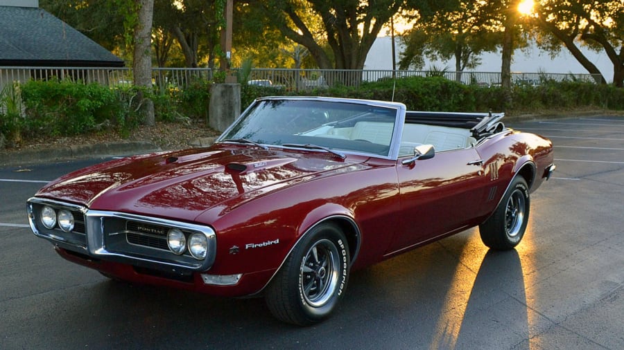 1968 Pontiac Firebird Convertible at Kissimmee 2016 as W143 - Mecum ...
