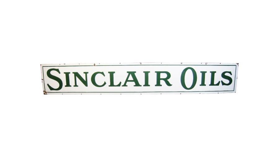 Sinclair Oils Horizontal Sign SSP 96x15 for Sale at Auction - Mecum ...