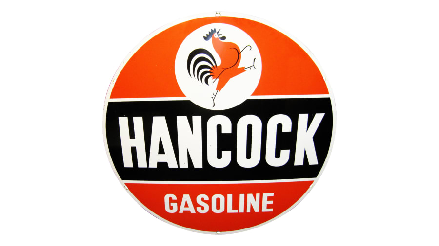 Hancock Gasoline Sign DSP 60x60 at Kissimmee 2016 as Z311 - Mecum Auctions