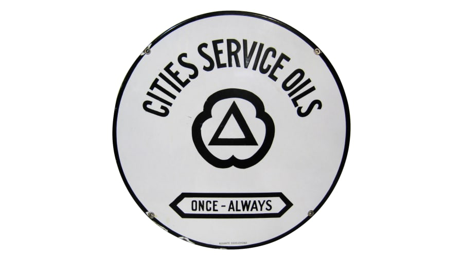 Cities Service Tanker Truck Door Sign SSP 16x16 at Kissimmee 2016 as ...