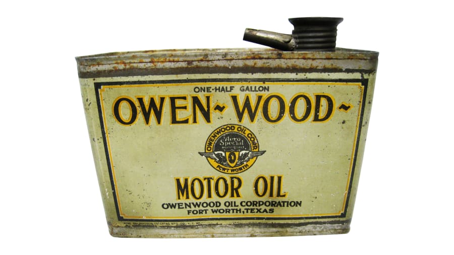 Owen-Wood Motor Oil Half Gallon Oil Can at Kissimmee 2016 as Z362 ...