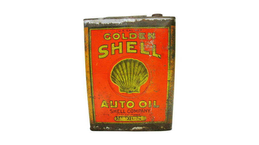 Golden Shell Pecton Auto Oil 1 Gallon Oil Can at Kissimmee 2016 as Z262 ...
