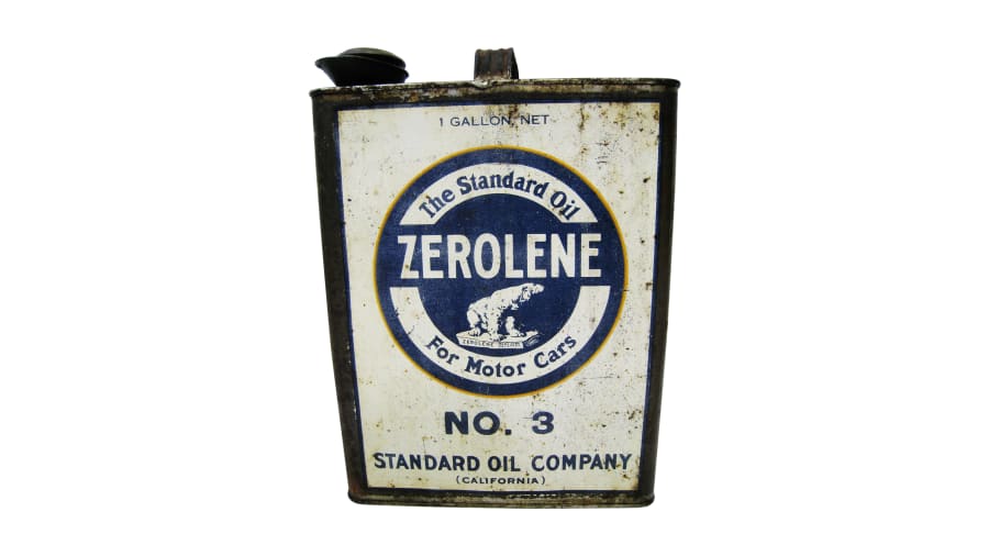 Zerolene For Motor Cars No 3 1 Gallon Oil Can at Kissimmee 2016 as Z265 ...