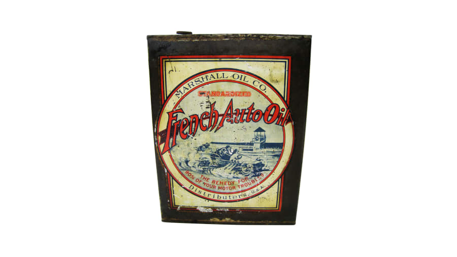 French Auto Oil Racing Scene Oil Can at Kissimmee 2016 as Z232 - Mecum ...