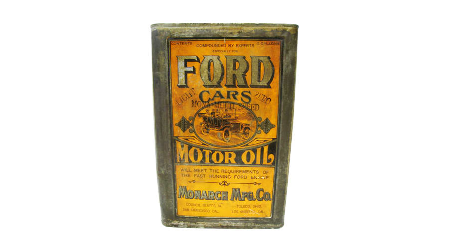 Ford Cars Motor Oil Monarch 5 Gallon Oil Can for Sale at Auction ...