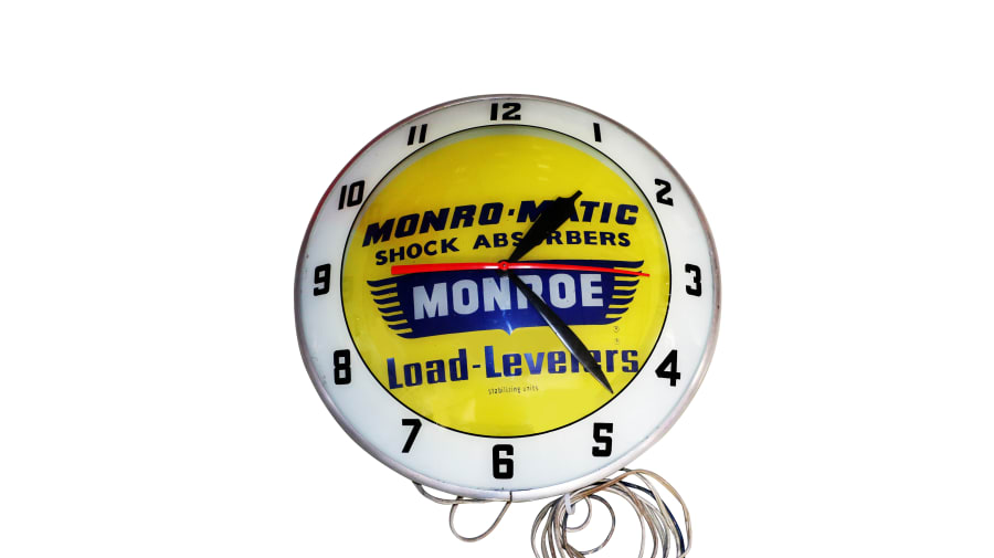Monroe Load Levelers Lighted Double Bubble Clock at Kissimmee 2016 as ...