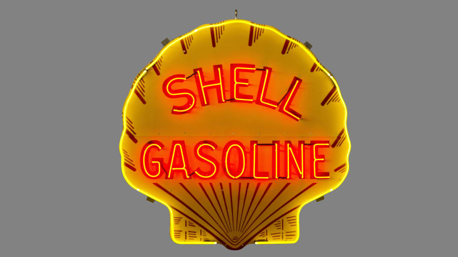 Shell Gasoline 2 Piece Neon Sign SSPN 72x72x11 for Sale at Auction ...