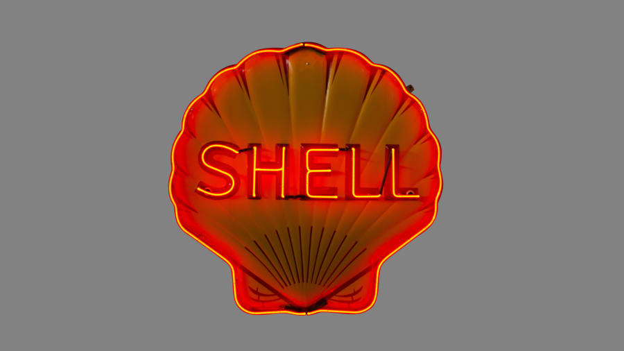 Shell Pecten Neon Sign SSPN Embossed 48x48x9 at Kissimmee 2016 as Q53 ...