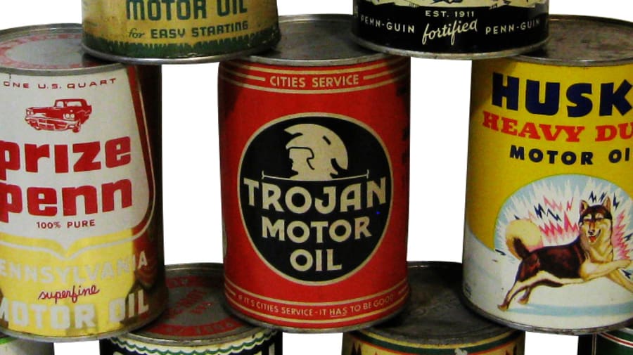 Cities Service Trojan Motor Oil 1 Quart Oil Can at Kissimmee 2016 as ...