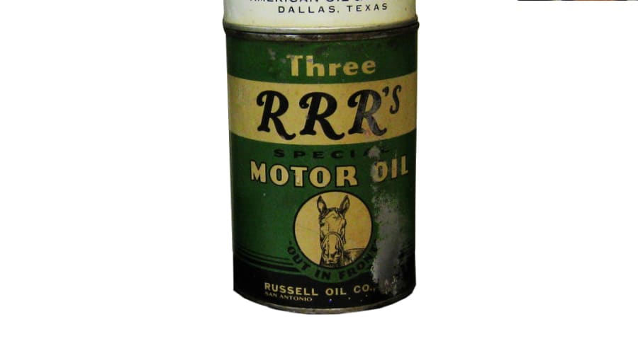 Three Rrr's Motor Oil 1 Quart Oil Can at Kissimmee 2016 as Z498 - Mecum ...