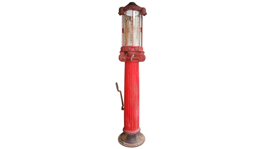 Wayne Roman Gas Pump Unrestored for Sale at Auction - Mecum Auctions