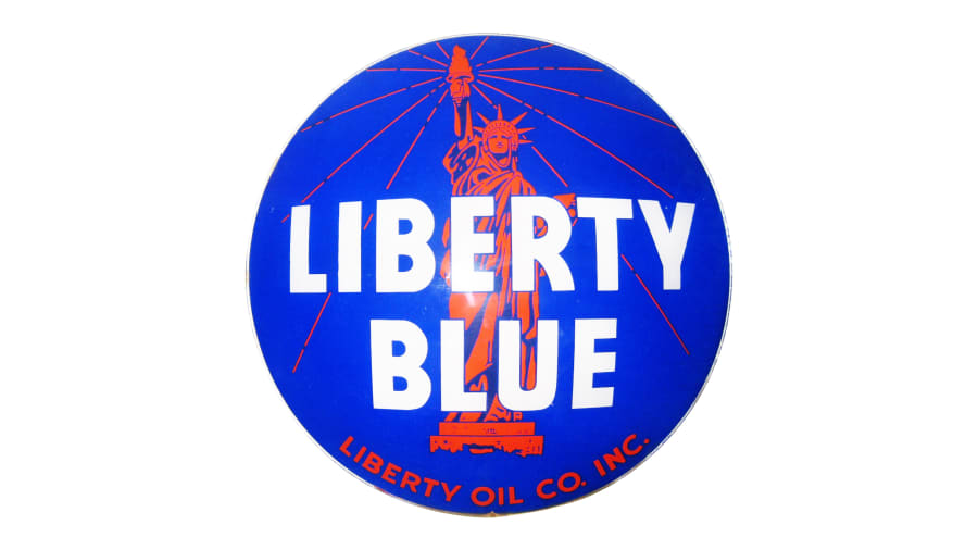 Liberty Blue Gas Pump Globe 15 Inch at Kissimmee 2016 as Z57 - Mecum ...