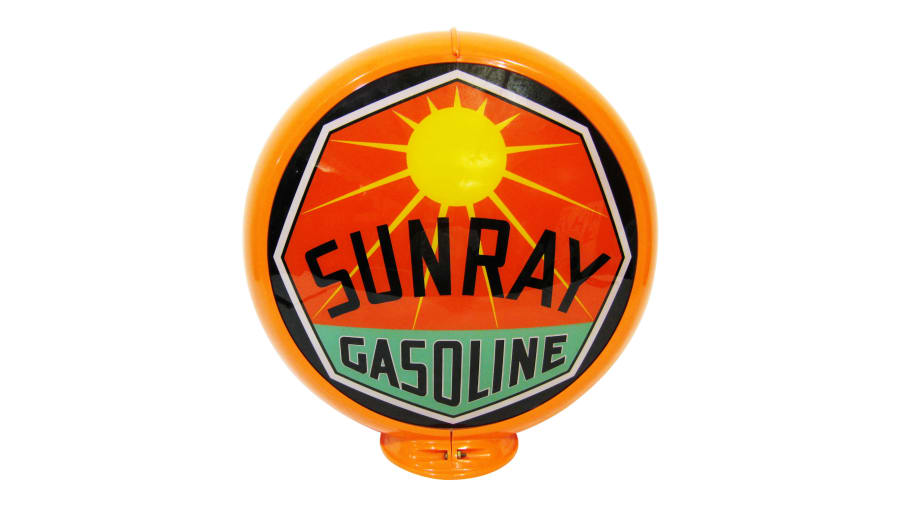 Sunray Gasoline Gas Pump Globe at Kissimmee 2016 as Z343 - Mecum Auctions
